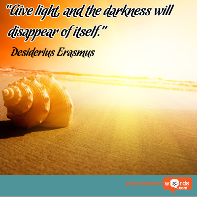 Inspirational Wallpaper Quote by Desiderius Erasmus